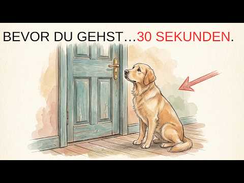 Bevor du deinen Hund allein lässt – die 30-Sekunden-Regel, die alles verändert