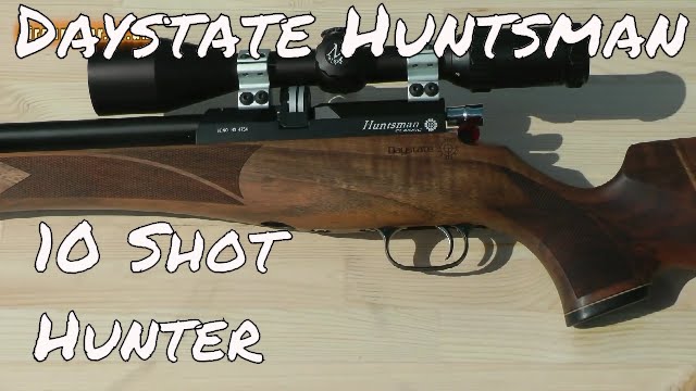 Daystate Huntsman Airgun 10 Shot Air Rifle - YouTube