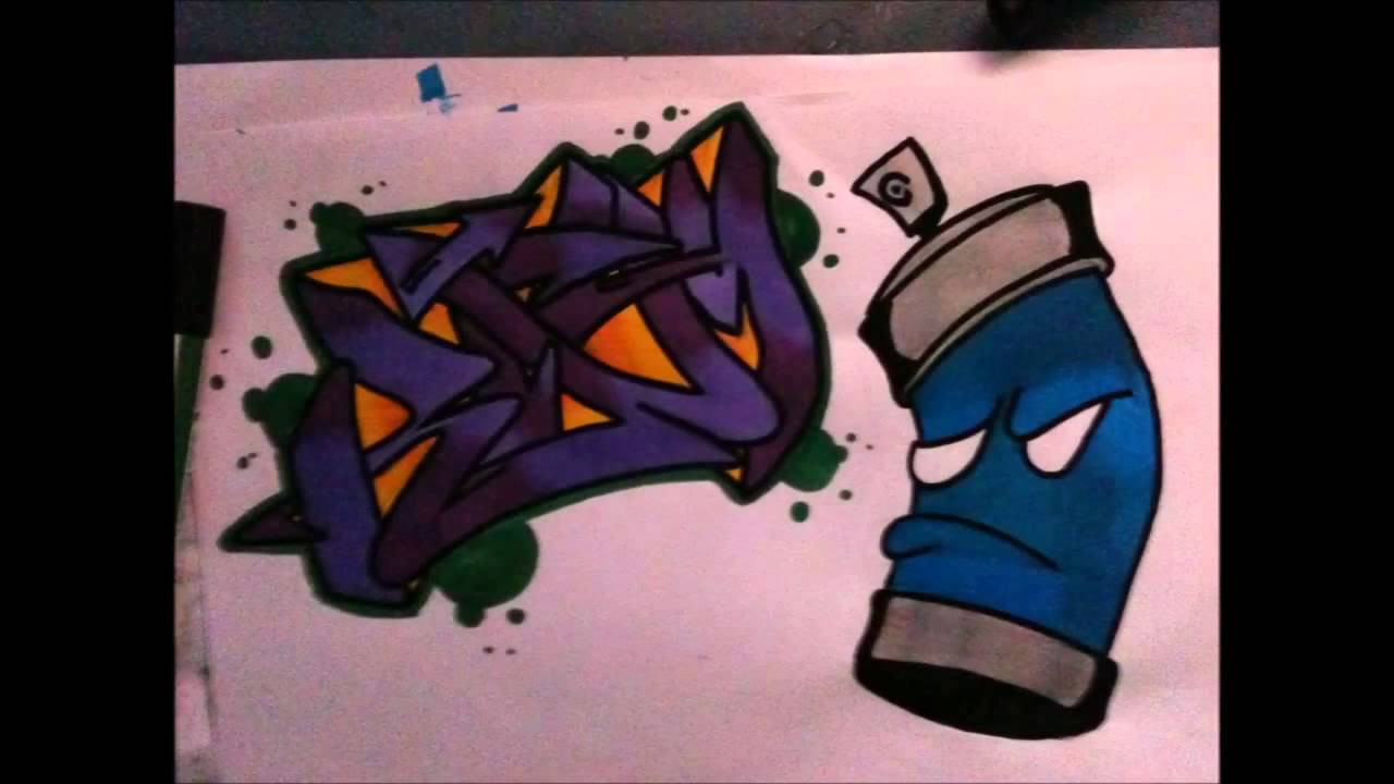 How to draw graffiti character Step by step from LG AZOTE!!!!! - YouTube