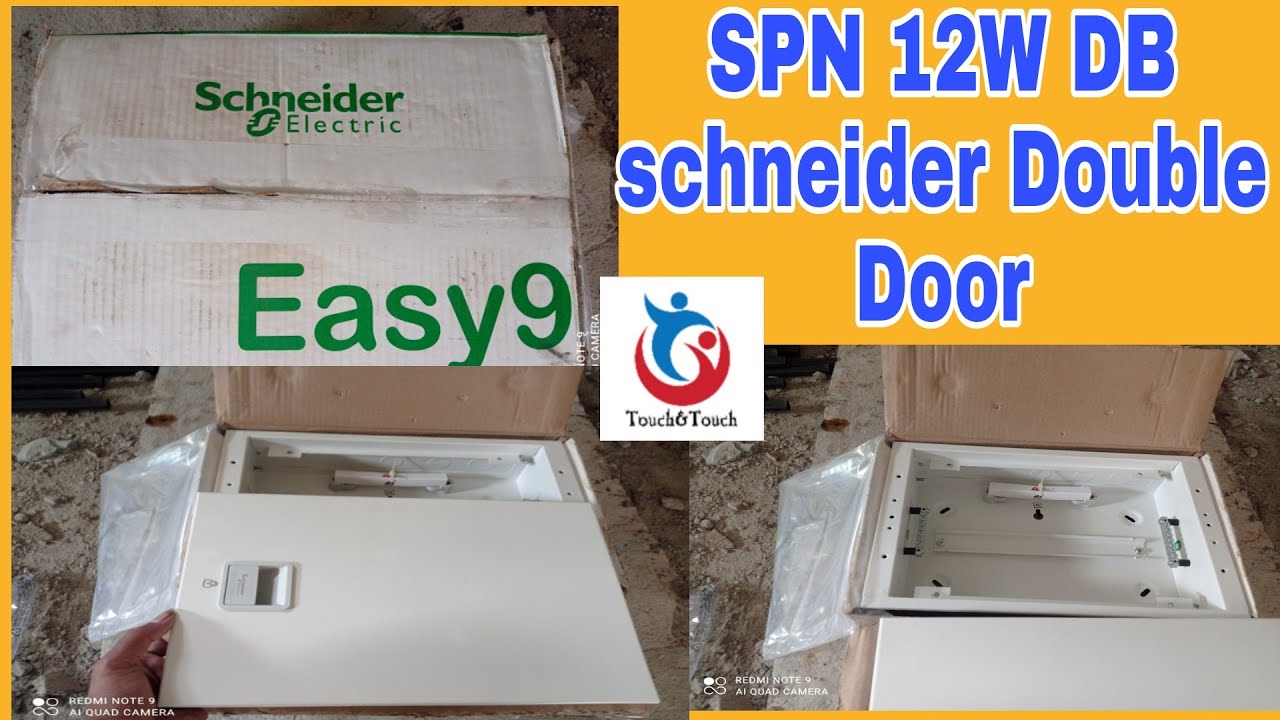 SPN 12Way DB Schneider Double Door | Schneider Double Door DB Unboxing ...