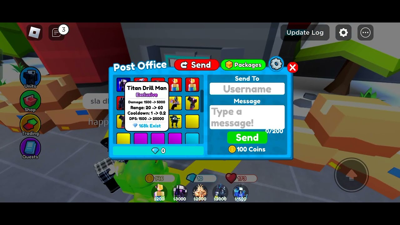 giving legendary unit to my fan(ttd)(roblox) - YouTube
