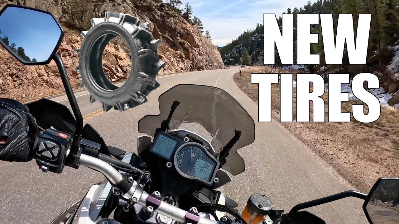 Snagged a Set of 50/50 ADV Tires for the 2023 Riding Season - YouTube