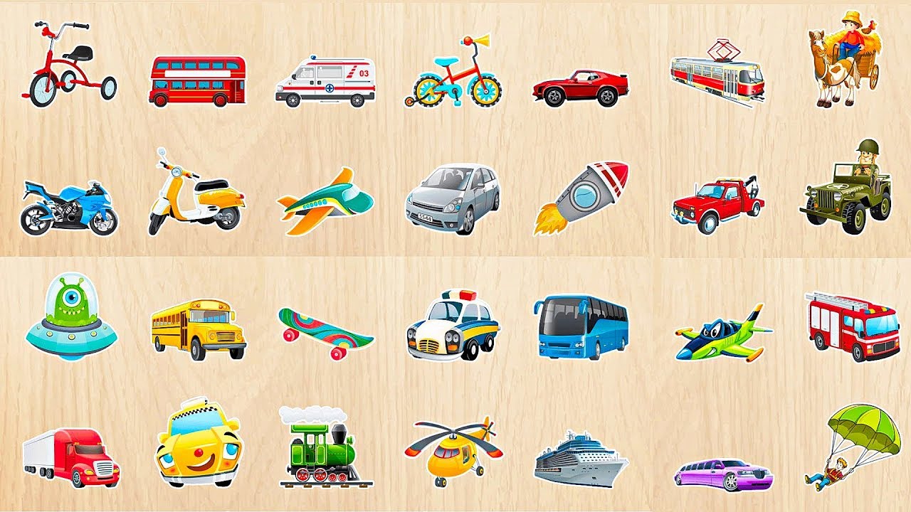 Car & Vehicles & Many Things Puzzle for Kids - YouTube