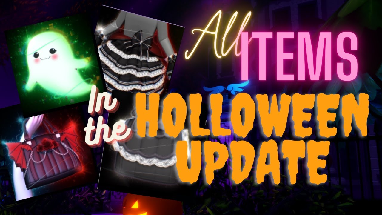 🧥🕸🕷ALL ITEMS and the HAUNTED HOUSE 🕸🕷 in the ROYALE HIGH UPDATE!🧥🕸🕷 ⚰️🕯 ...