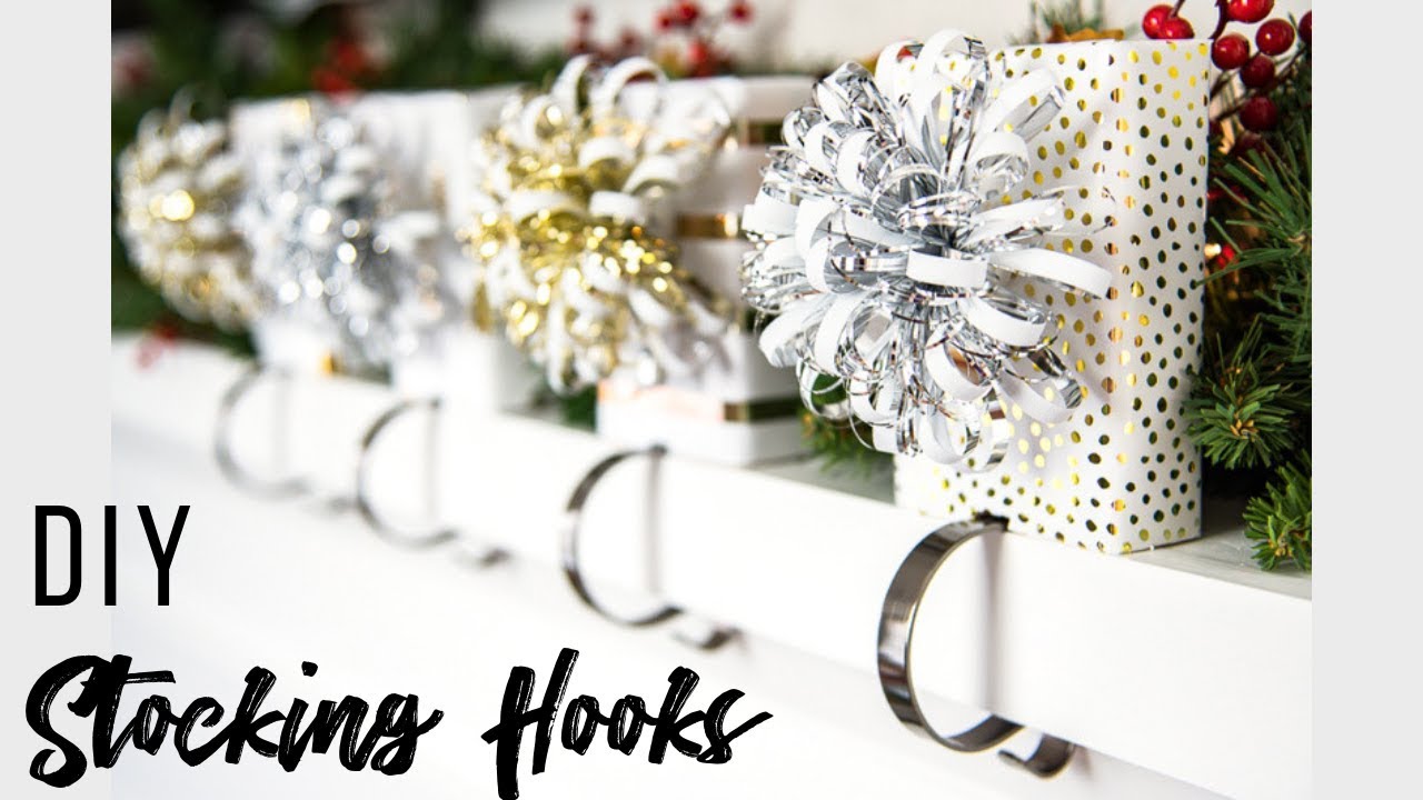 DIY Stocking Hooks - YouTube