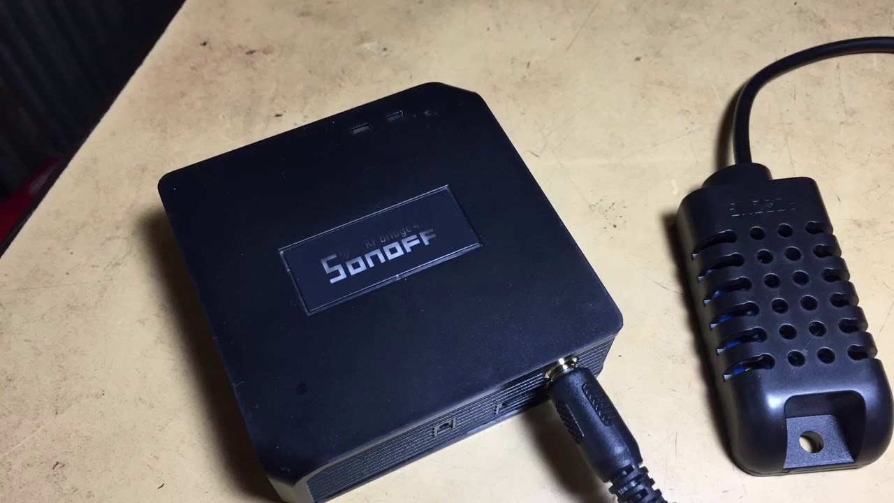 Modified External GPIO Jack for Sonoff RF Bridge R2 - YouTube