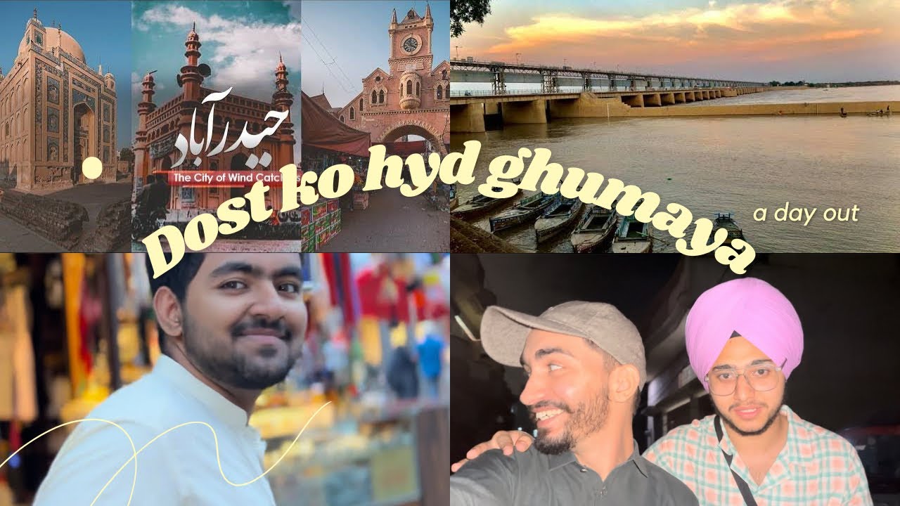 Lahore sy dost aya hyderabad ghumny ️ || Jatinrai || vlog day 50 - YouTube