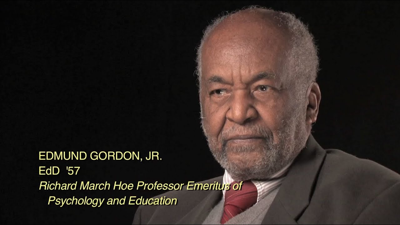 Professor Emeritus Edmund Gordon - YouTube