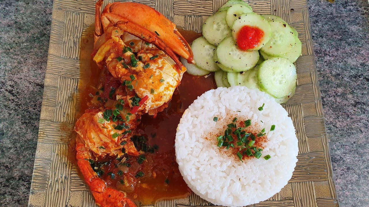 CRABE À LA SAUCE TOMATE - YouTube