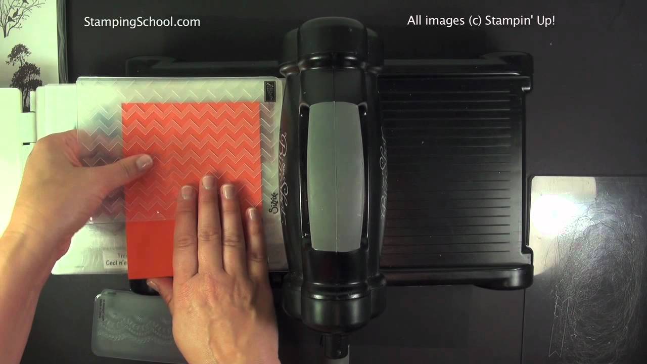 Tips For Using Long Embossing Folders in Big Shot - YouTube