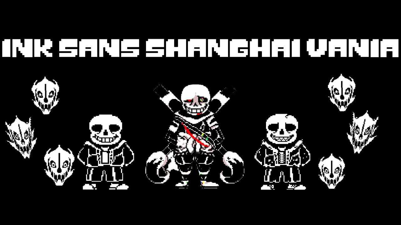진정한 힘을 사용하는 잉크 샌즈(INK sans part 3 shanghaivania - YouTube
