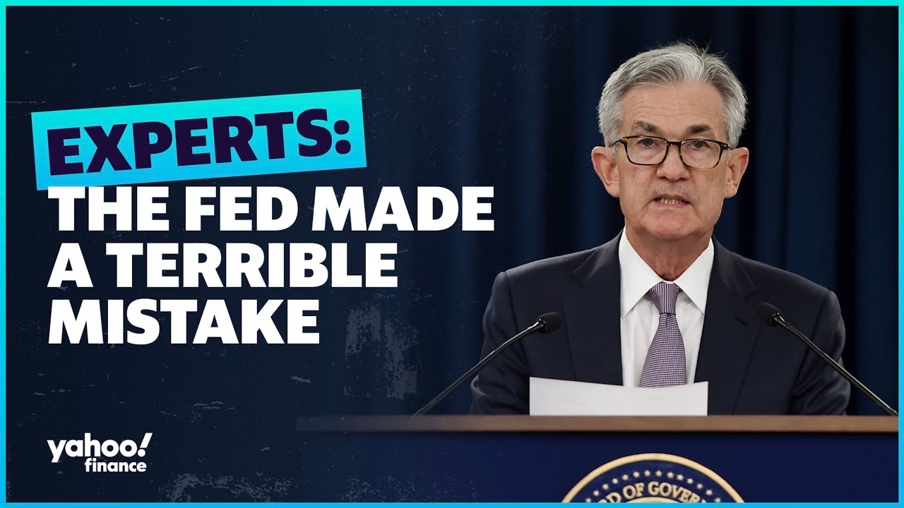 The Fed made a terrible mistake to keep rates so low for so long ...