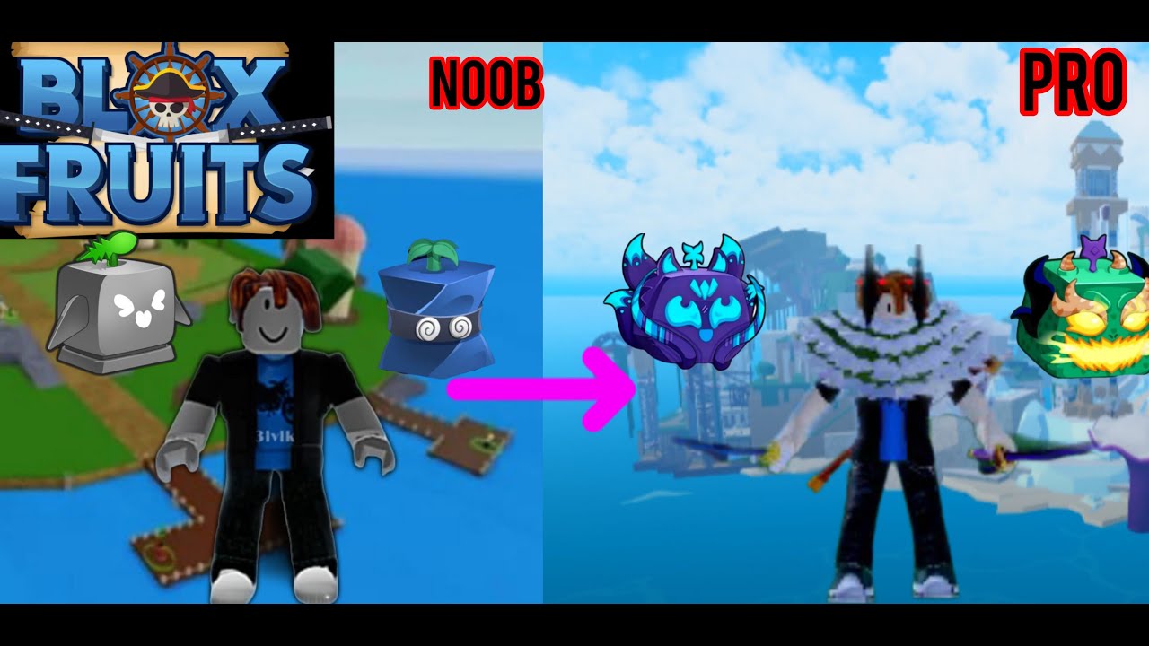 Noob To Pro In Blox Fruit 😎 Giveaway fruits 😀😁 #Roblox#bloxfruits - YouTube