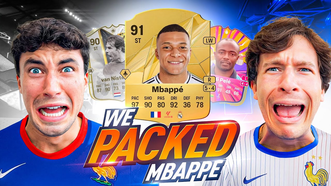 WE PACKED MBAPPE IN FC25 - YouTube