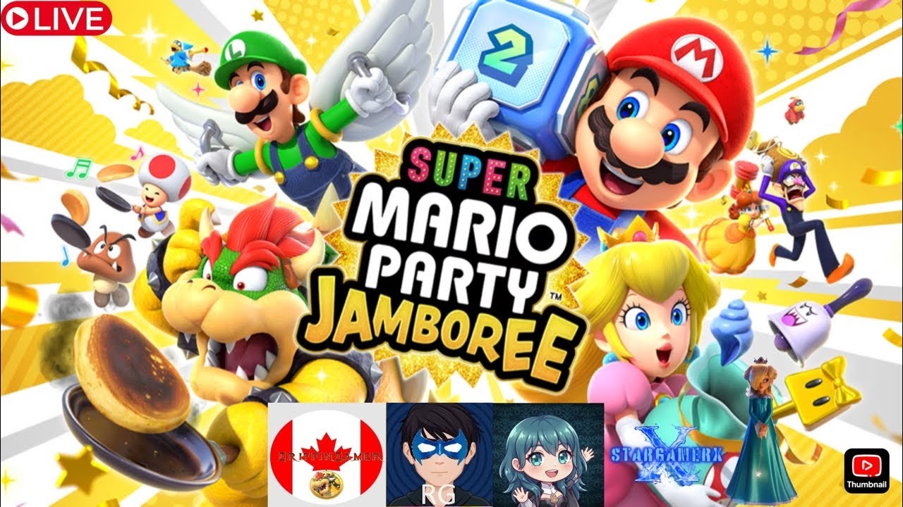 Super Mario Party Jamboree Online Matches Part 6 Collab FT. StarGamerX ...