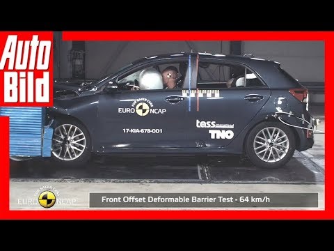 Crashtest Kia Rio (2017) Details - YouTube