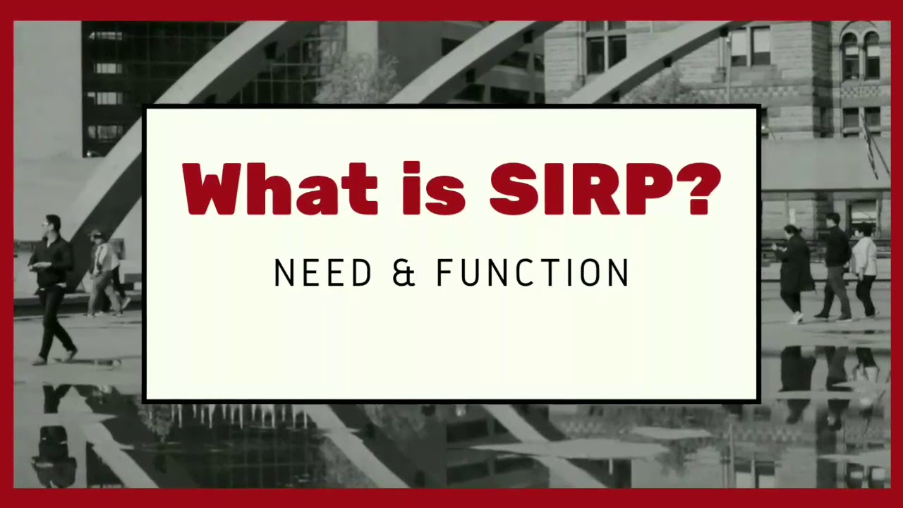 What's SIRP? It's Need & Functions - YouTube