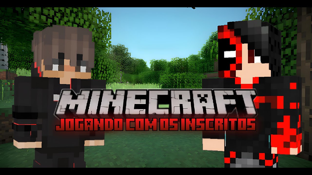 Minecraft AO VIVO Jogando Com INSCRITOS / Bedrock e Java ( LIVE ON ) - YouTube