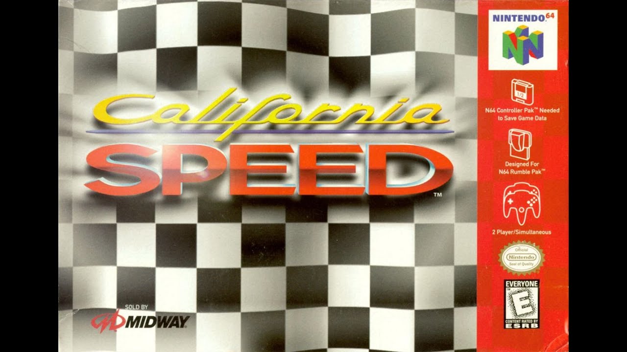 Me playing California Speed (N64) - YouTube