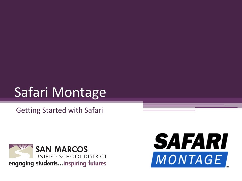 Getting Started With Safari Montage - YouTube