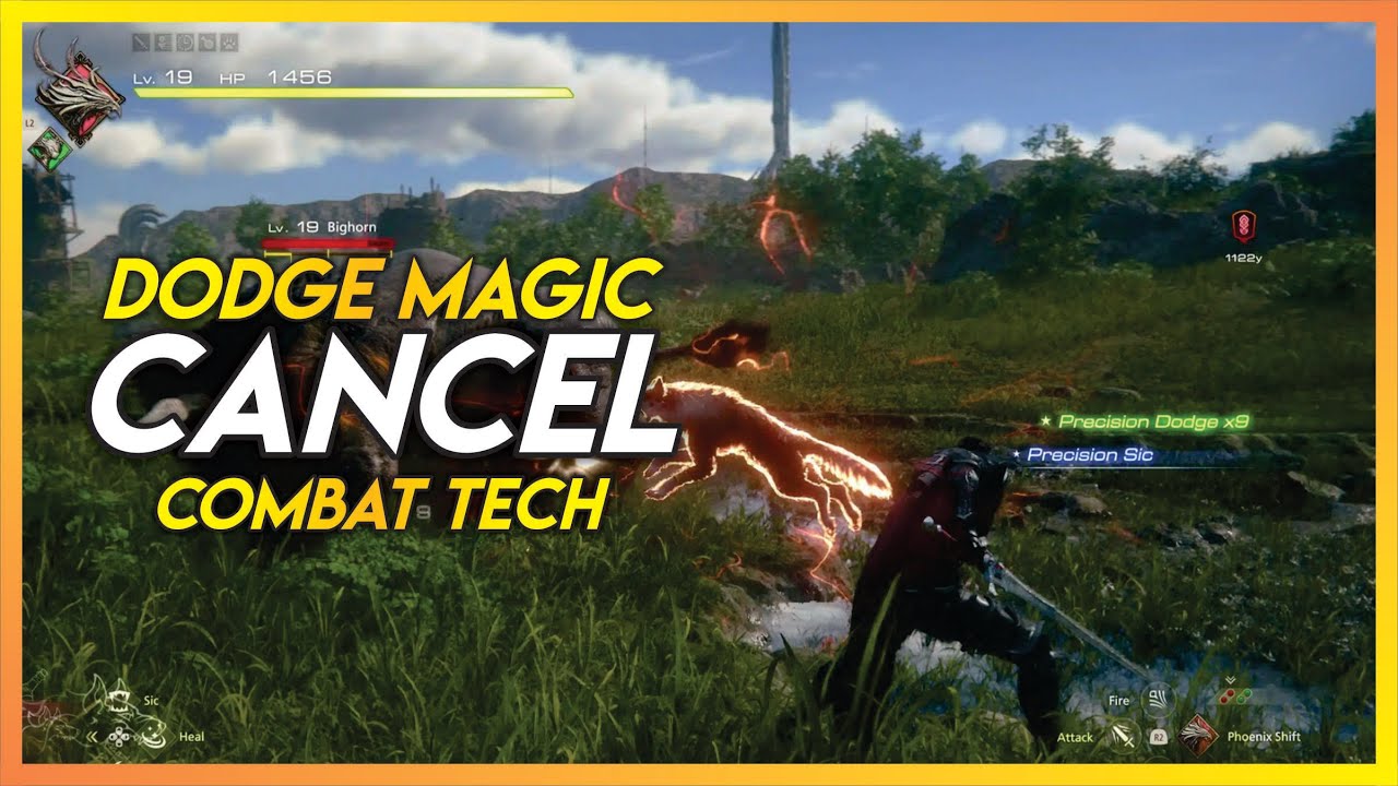 Final Fantasy XVI - Combat Cancel Tech (Dodge Magic) - YouTube
