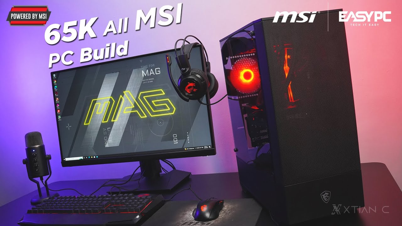 65K Gaming PC Review Easy PC_MSI Gaming PC BUILD - YouTube
