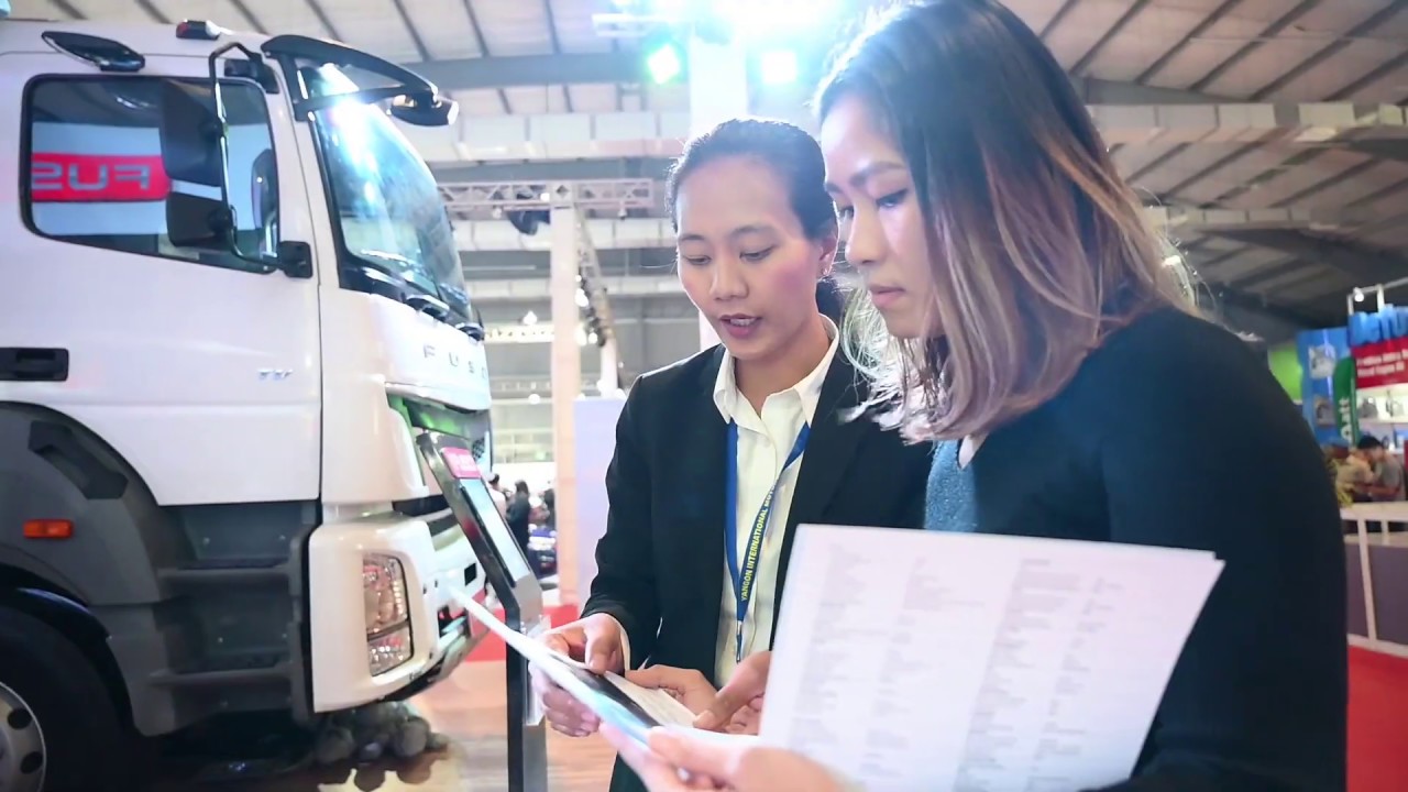 FUSO Myanmar Yangon International Motor Show 2020 - YouTube