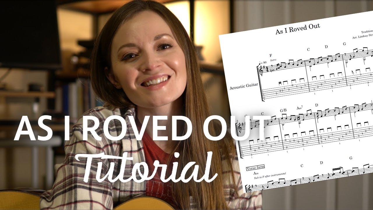 Guitar Tutorial: As I Roved Out (Traditional Irish Song) - YouTube