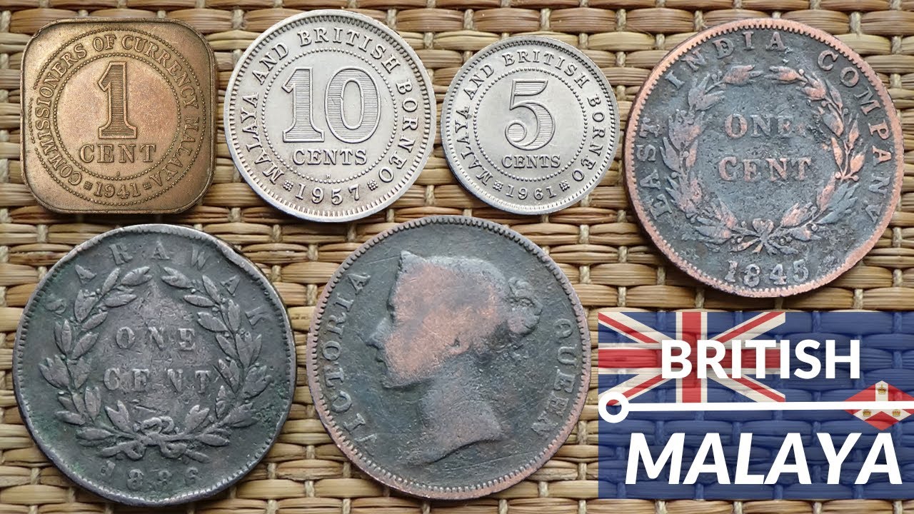 OLD & RARE Malaya coins collection | Straits Settlements (British ...