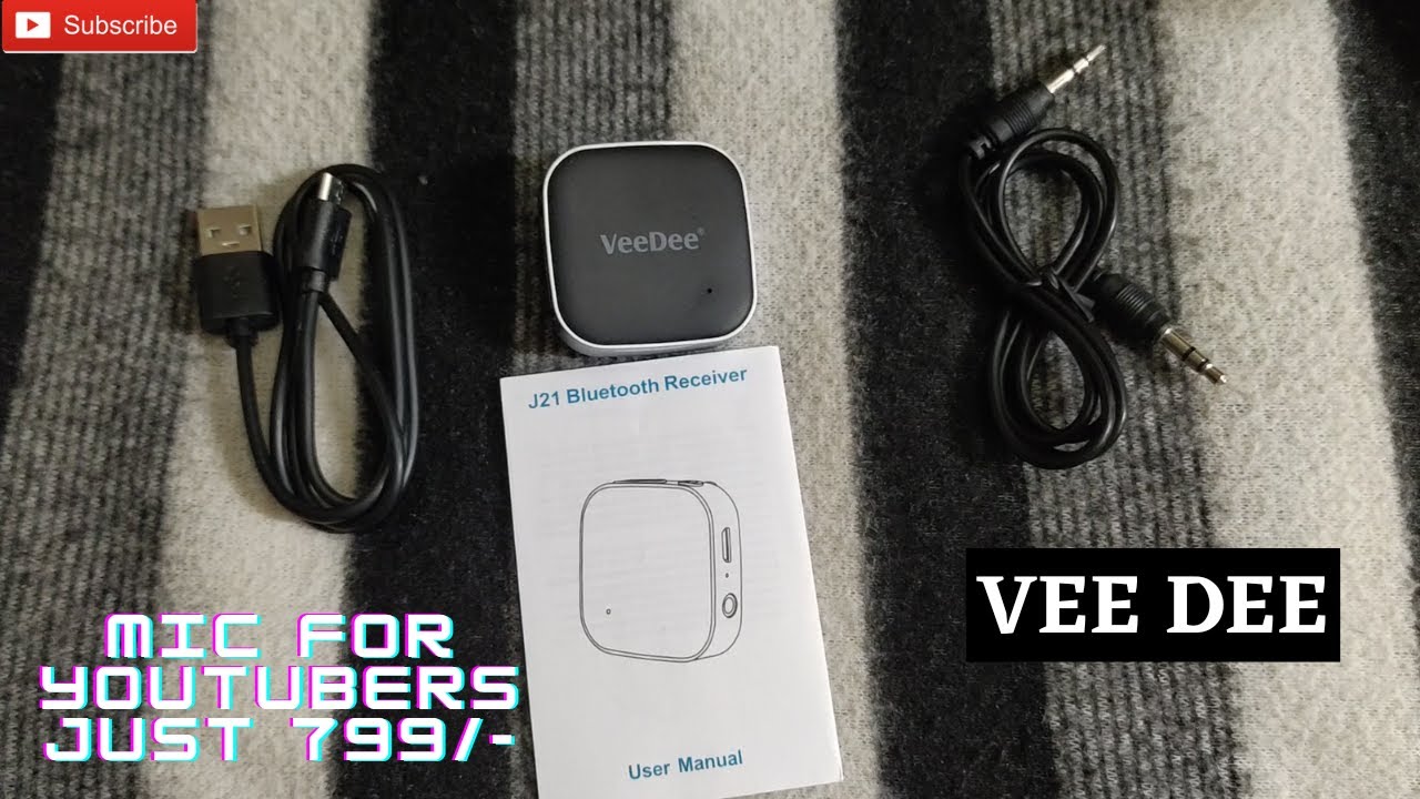 VEE DEE WIRELESS MIC FOR YOUTUBERS AT JUST 799/- UNBOXING AND REVIEW ...