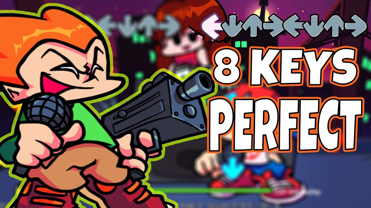 BLAMMED but 8 KEYS (PERFECT COMBO) (FNF Mods) - YouTube