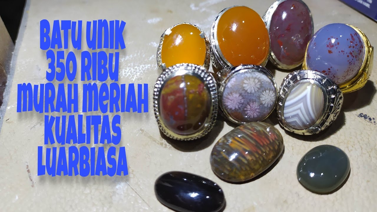 Macam2 batu unik baturaja - YouTube