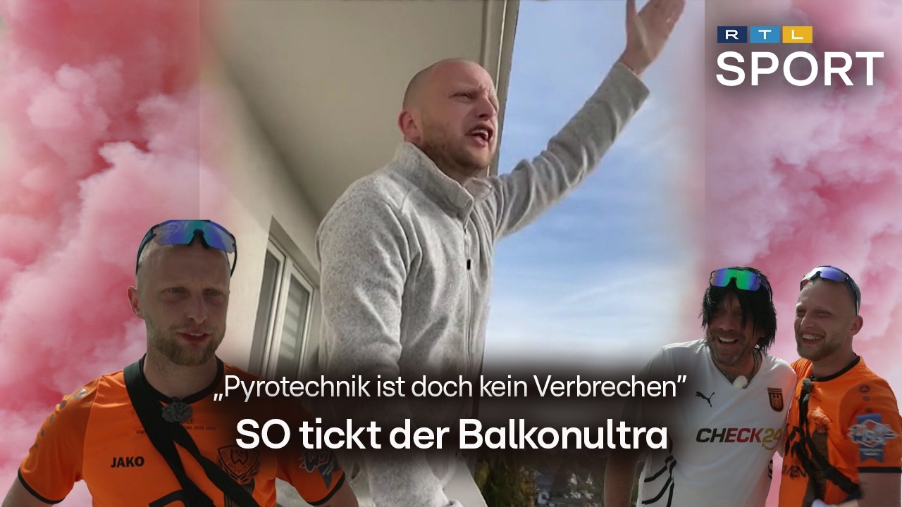 „Pyrotechnik ist doch kein Verbrechen!" - SO tickt der Balkonultra ...
