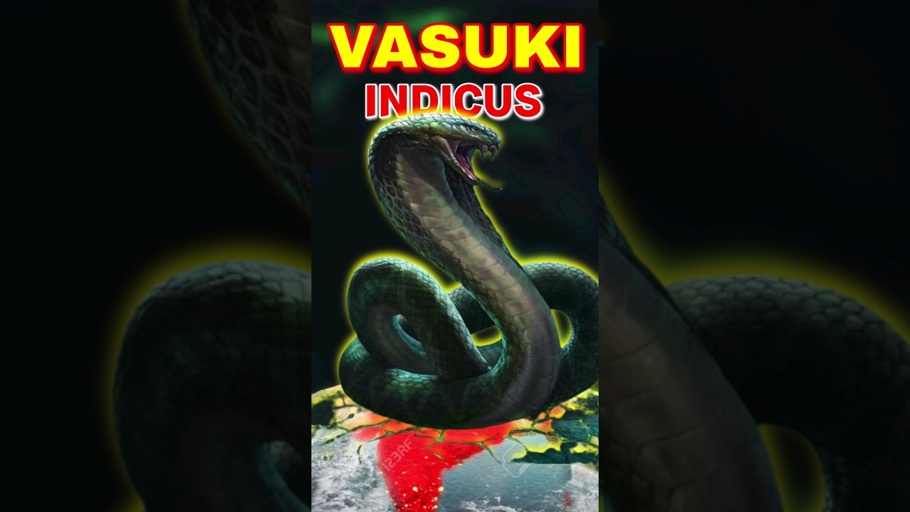 Biggest Snake "VASUKI INDICUS" #india #upsc #gk #ssc #modi #bjp # ...