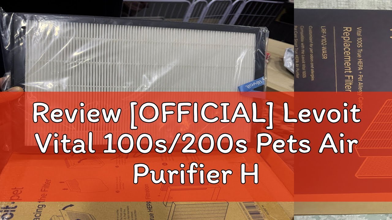 Review [OFFICIAL] Levoit Vital 100s/200s Pets Air Purifier H13 HEPA ...
