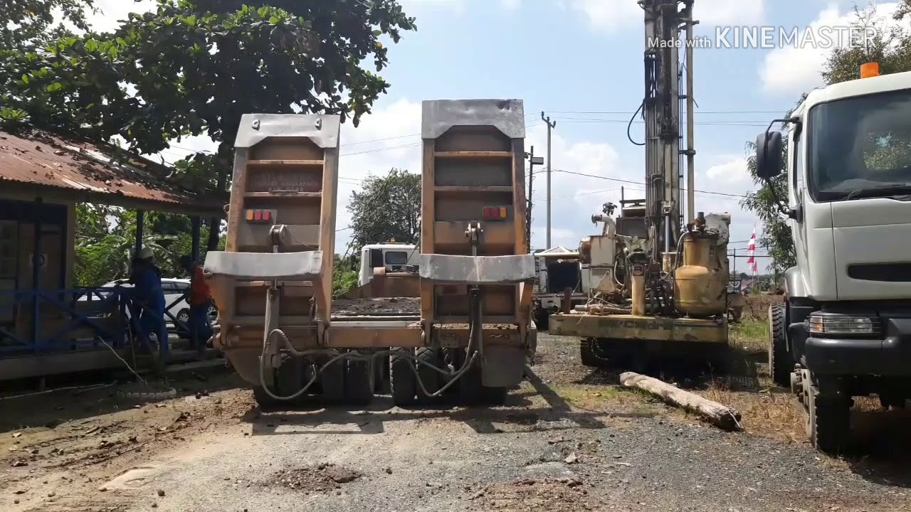 Proses Menurunkan Unit Reichdrill 650 - YouTube