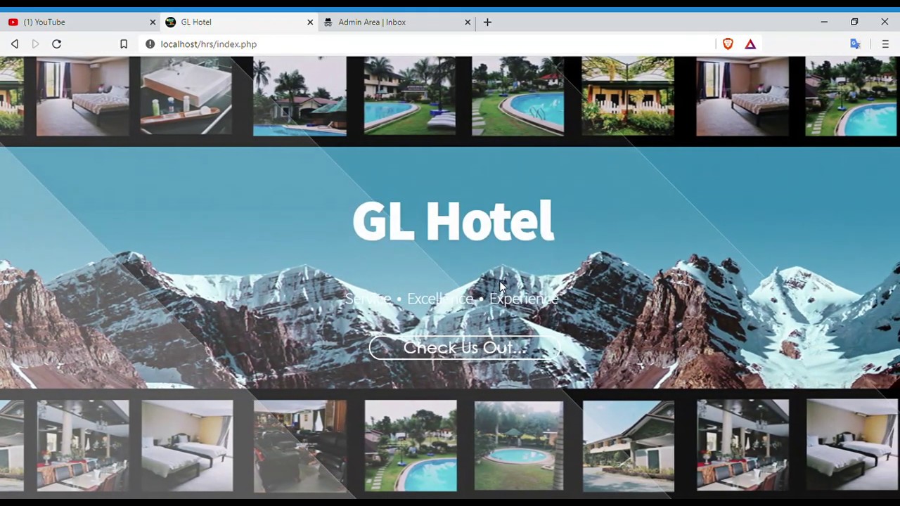 Hotel Reservation System (html, css, php, mysql) - YouTube