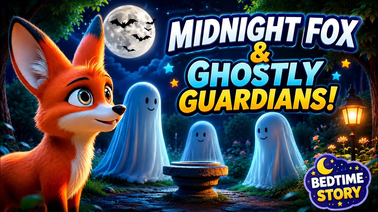 The Midnight Fox and the Ghostly Guardians! | Bedtime Stories for Kids ...