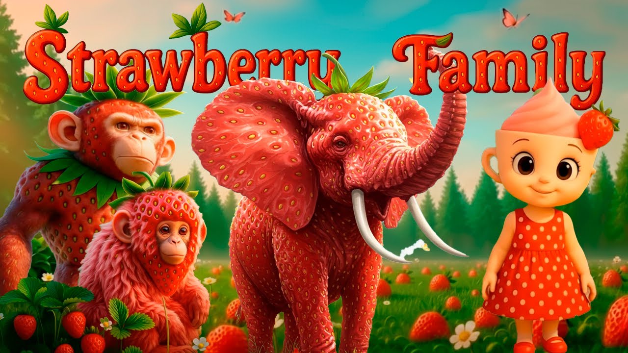 All Italian Brainrot STRAWBERRY Family - YouTube