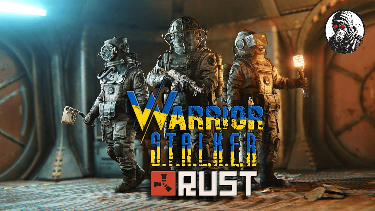 Знайомство із Українським Сервером 𝗪𝗮𝗿𝗿𝗶𝗼𝗿 𝗥𝘂𝘀𝘁 STALKER . Rust ...