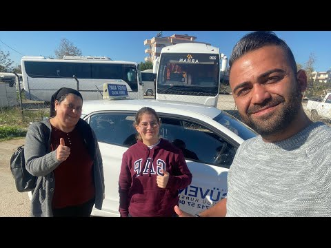Antalya /Serik direksiyon sınav güzergahı Güven sürücü kursu Salih Hoca otomatik vites anlatımı 👍🏽