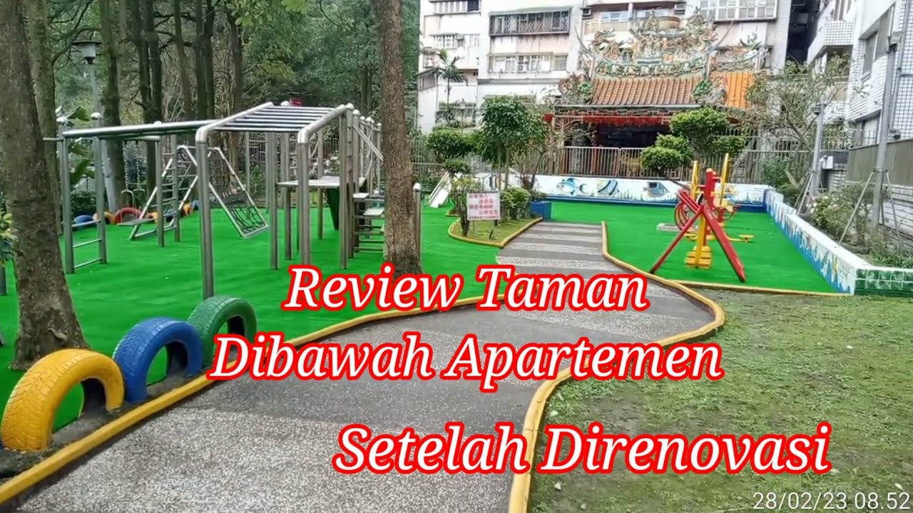 Ngintip ⁉️ Taman Dibawah Apartemen Setelah Direnovasi Hasilnya Keren ...