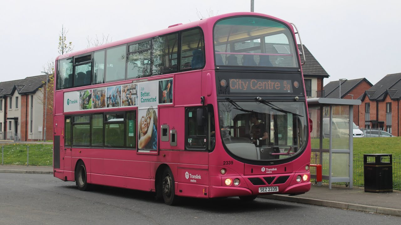 Translink Metro Wright Volvo B9TL Gemini 1 (2339) - Route: 9A - YouTube