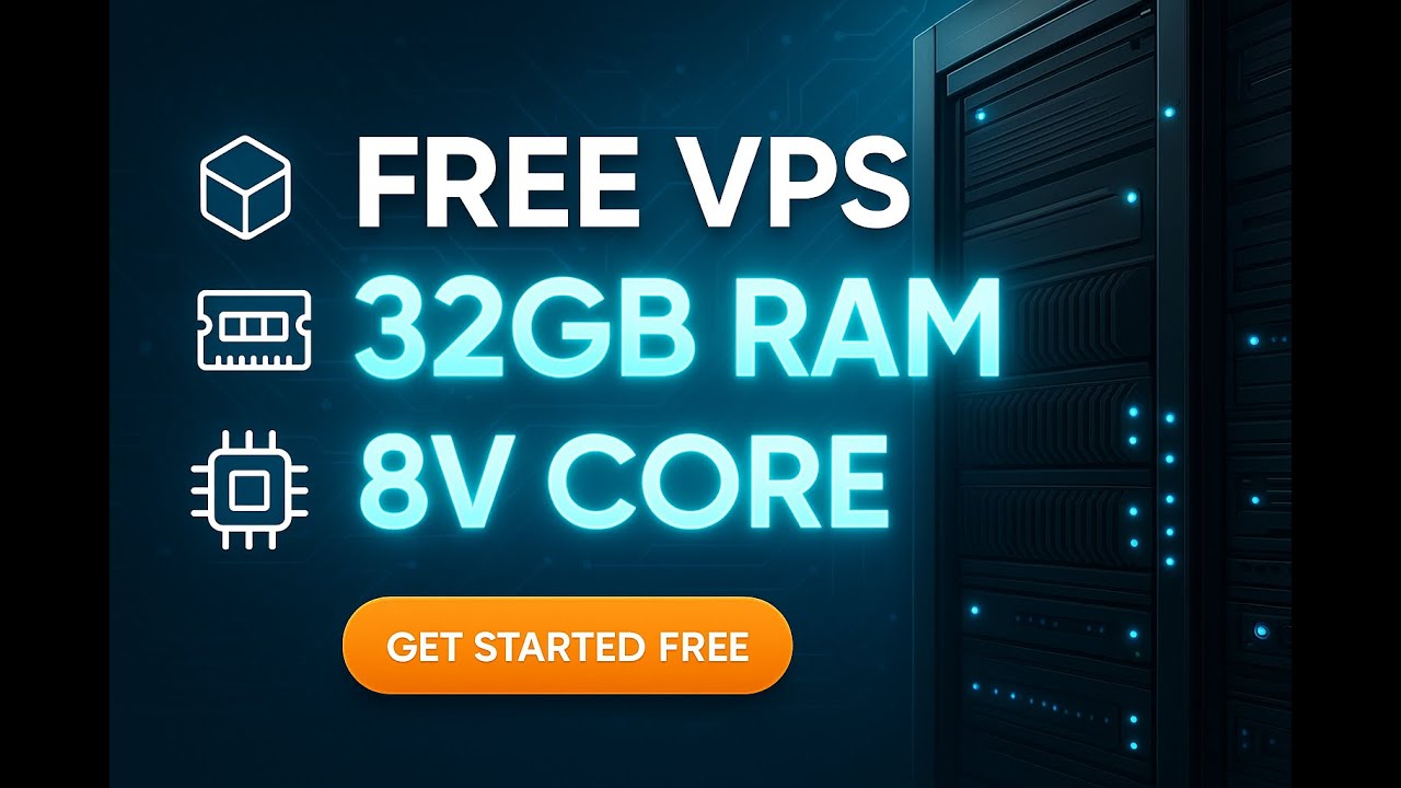 How to get 32 GB ram and 8v core vps for free - YouTube