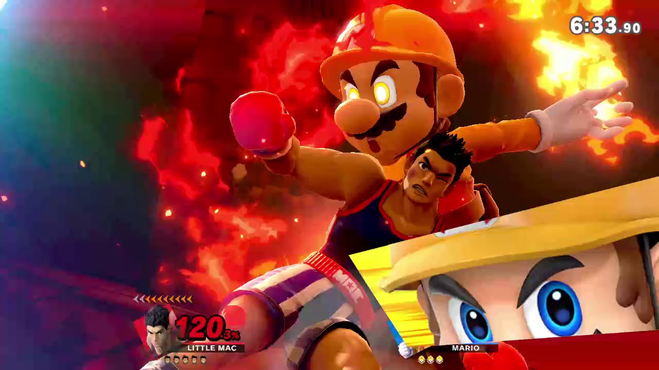 Super Smash Bros Ultimate - Little Mac vs Mario - YouTube