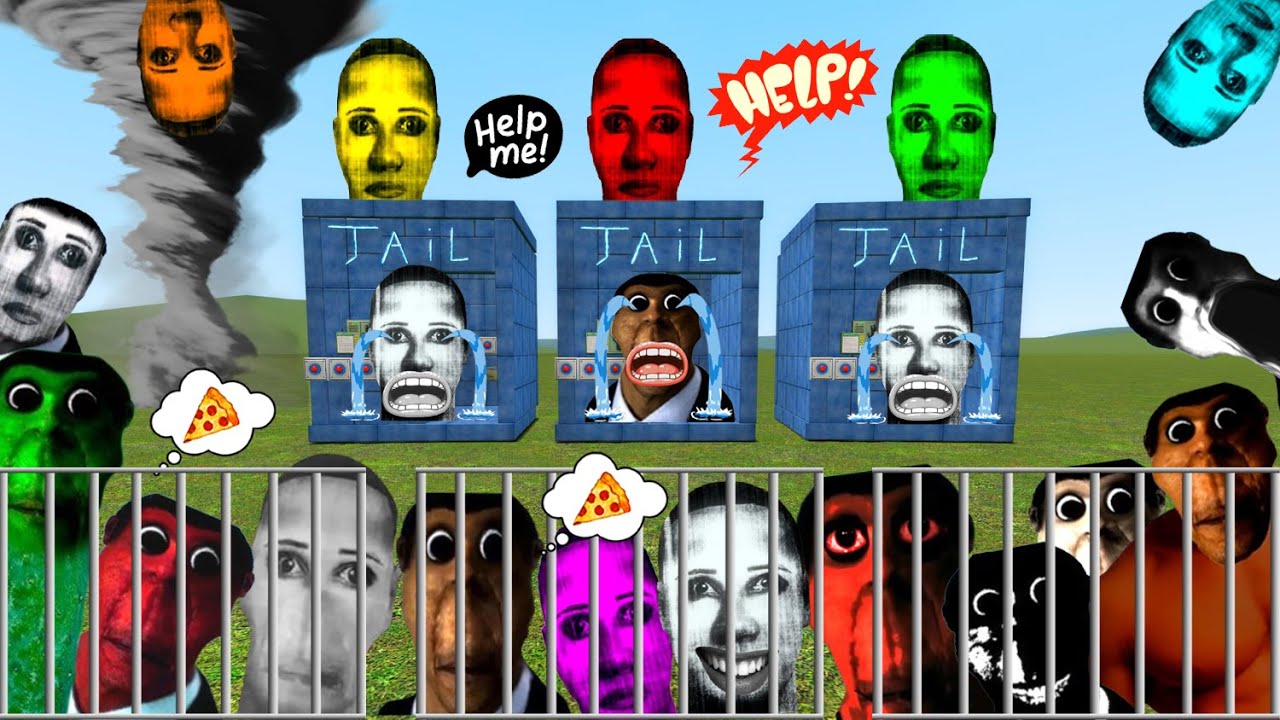Selene Cursed, Obunga Family Vs Houses, Bring Him To Jail, Big Tornado ...