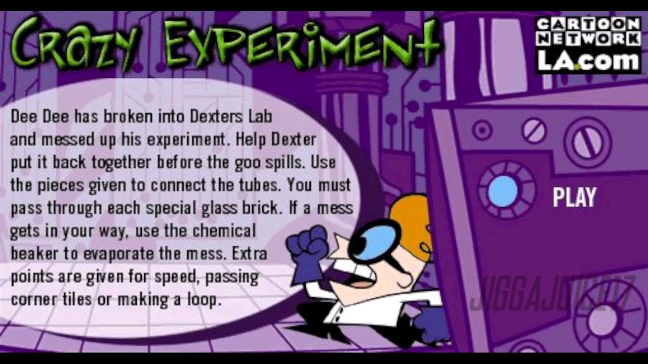 Dexter's Laboratory: Crazy Experiment Shockwave Game (No Commentary ...