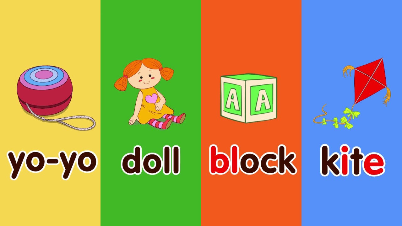 Kids Vocabulary | Learn Words | Master of Words : [My Toys] [BR 200 #1 ...