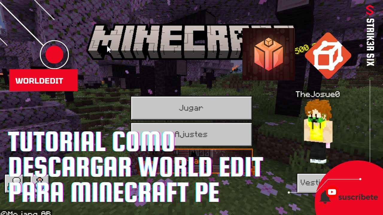 Tutorial 2023 Descargar e Instalar WorldEdit Para Minecraft PE 1.20😊👻 100% Real - YouTube