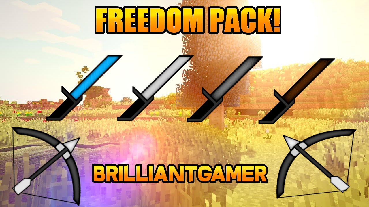 Freedom Pack [1.8] (Minecraft PvP Texture Pack) **UPDATED LINK** - YouTube